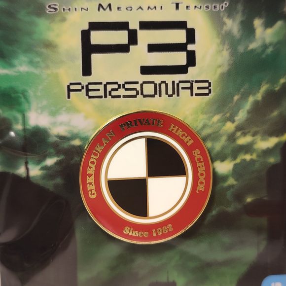 ATLUS | Jewelry | Persona 3 Fes Gekkoukan High School Enamel Pin Emblem ...